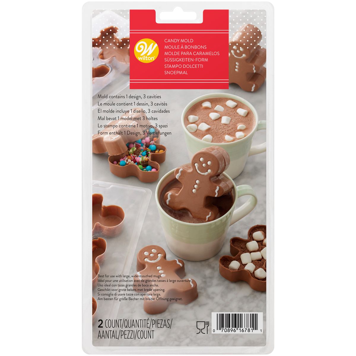 Wilton 3D Candy Mold Hot Chocolate Gingerbread » Nyborgs Room